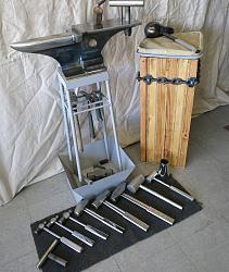 Steel Shot Bag Stump for shaping metal - HomemadeTools.net