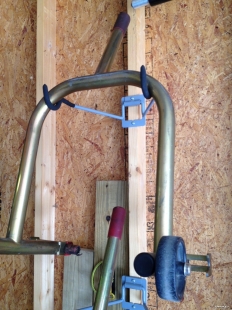 Homemade Motorcycle Stand Storage - HomemadeTools.net