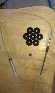 Homemade Fork Oil Level Tool - HomemadeTools.net