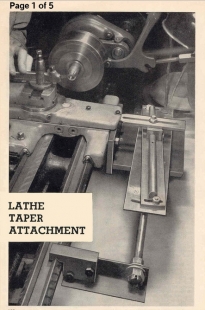 Homemade Lathe Taper Attachment - HomemadeTools.net