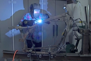 Homemade Motorcycle Frame Jig - HomemadeTools.net