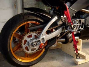 Homemade Motorcycle Stand - HomemadeTools.net