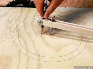 Homemade Beam Compass - HomemadeTools.net