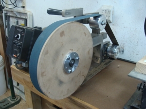 Homemade Grinder Contact Wheel - HomemadeTools.net