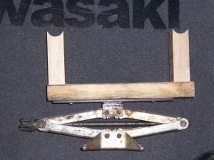 Homemade Motorcycle Stand - HomemadeTools.net