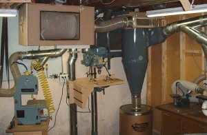 Homemade Cyclone Dust System - HomemadeTools.net