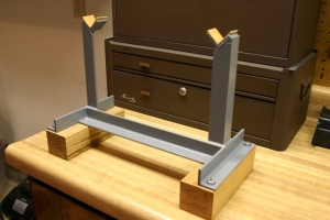Homemade Motorcycle Stand - HomemadeTools.net