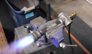 Homemade Venturi Forge Burner - HomemadeTools.net