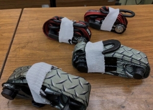 Homemade Ratchet Strap Storage Bands - HomemadeTools.net