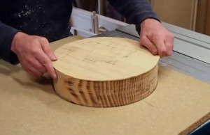 Homemade Table Saw Bowl Shaping Method - HomemadeTools.net