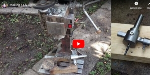 Homemade Sheetmetal Circle Cutter - HomemadeTools.net