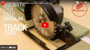 Homemade Mini Circular Saw and Track Guide - HomemadeTools.net