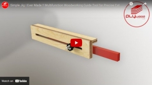 Homemade Straight Cut Jig - HomemadeTools.net