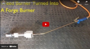 Homemade Forge Burner - HomemadeTools.net
