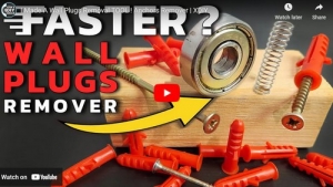 Homemade Wall Plug Removal Tool - HomemadeTools.net