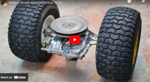 Homemade Motorized Wheelbarrow - HomemadeTools.net